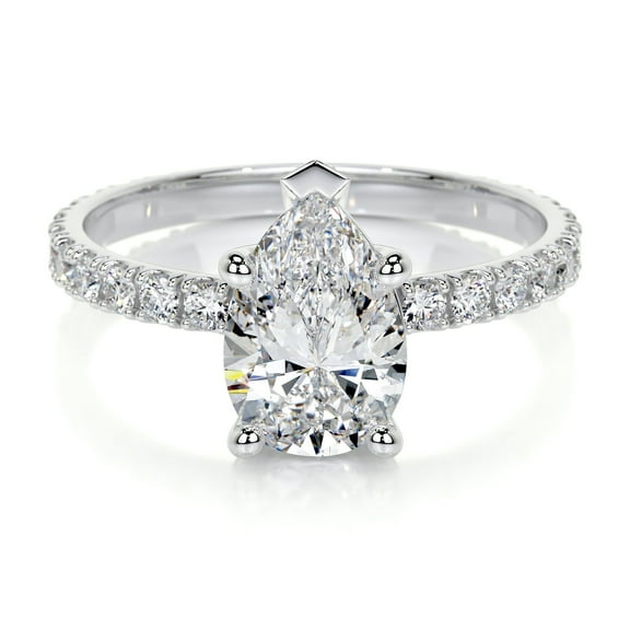First Jewel Wedding Ring - Round Cut Brilliant 2.4 Ct Diamond Ring ...