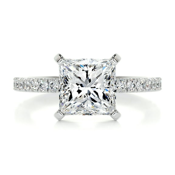 First Jewel Wedding Ring - Round Cut Brilliant 2.4 Ct Diamond Ring ...