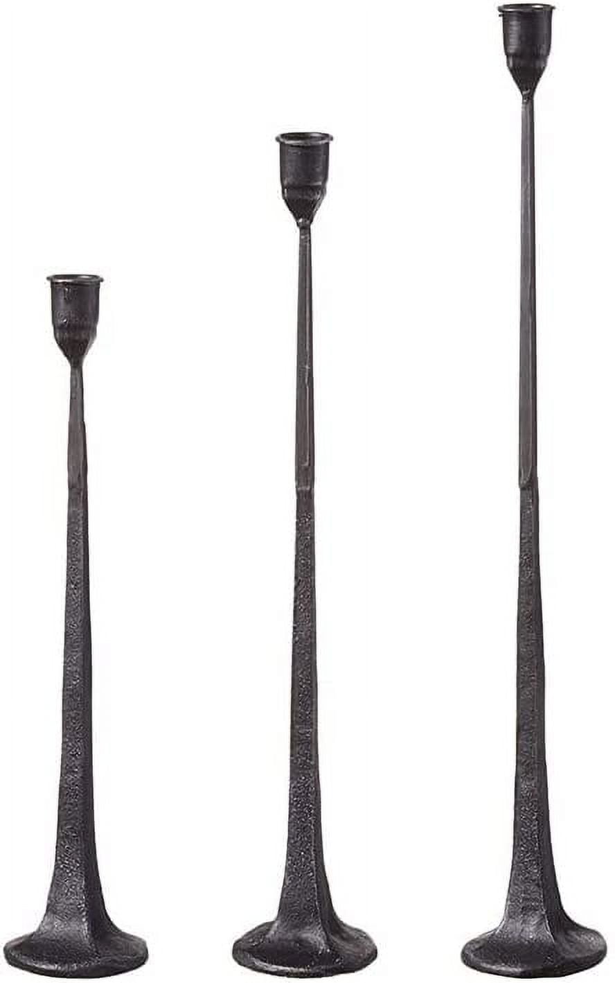 First of a Kind Rustic Country Style Set of 3 Tall Cast Iron ...