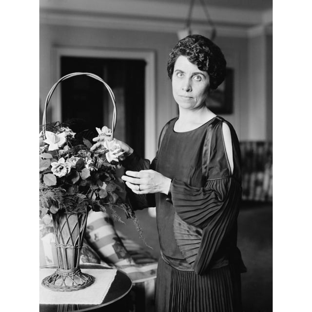 First Lady Grace Coolidge Four Days After The Death Of President Warren ...