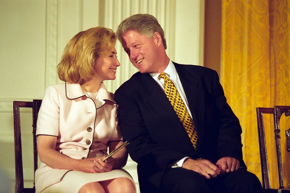 First Lady Hillary Clinton And Her Husband History (24 x 18) - Walmart.com