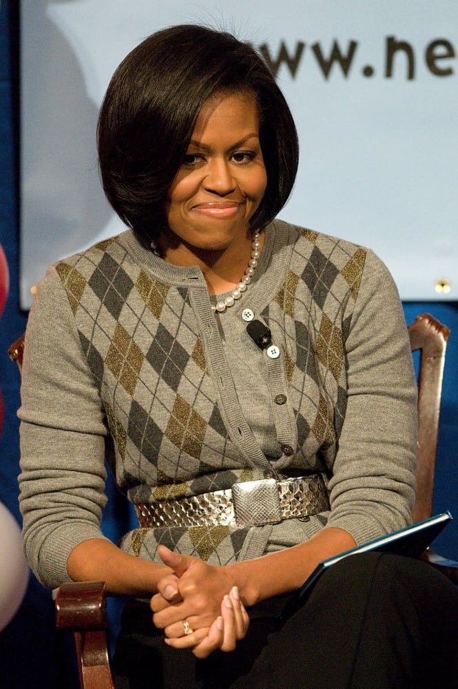 First Lady Michelle Obama At A Public Appearance For National Education ...