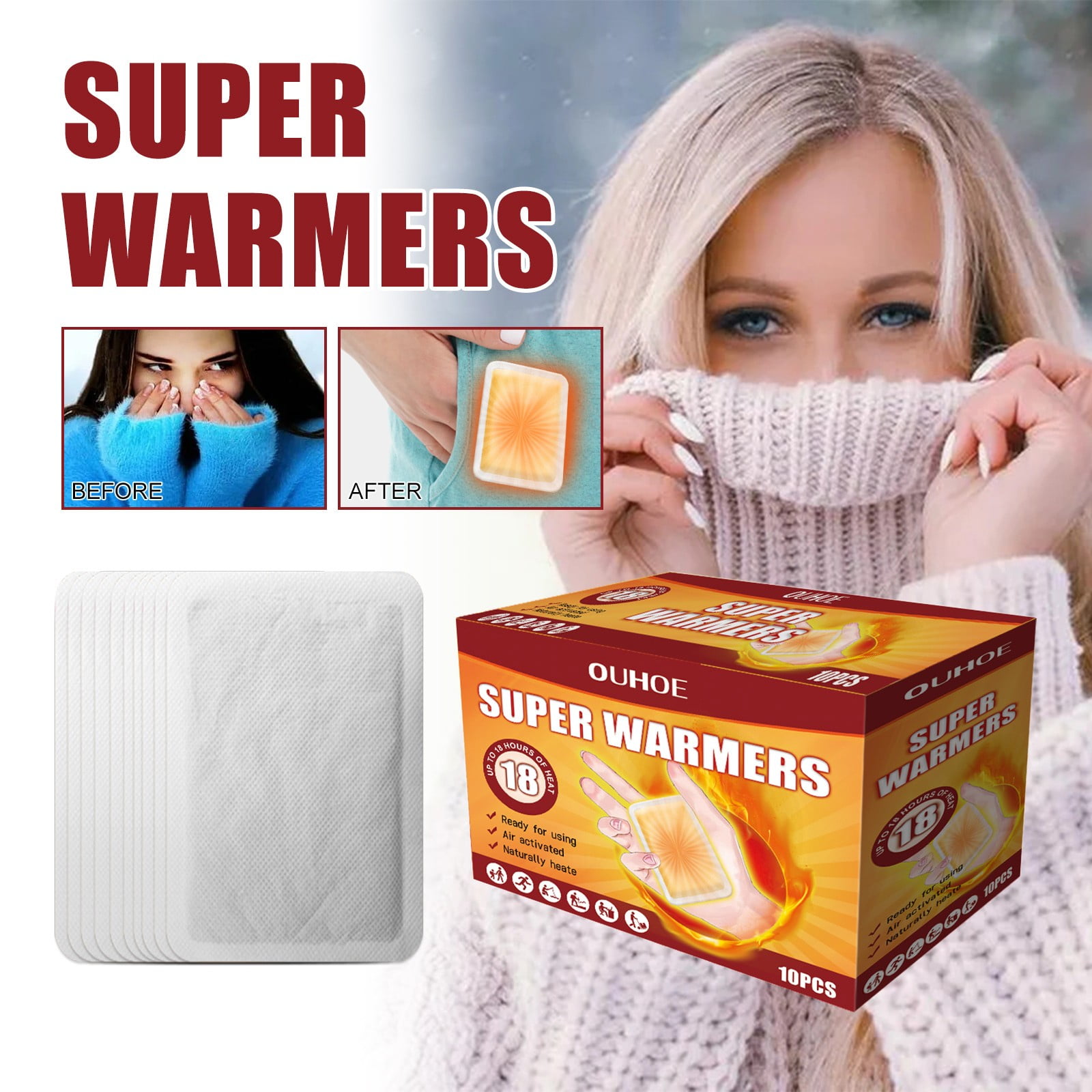 First Layer Thermal Wrap, Full Body Warmth, Insulating, Body Heat ...
