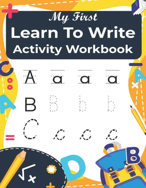 My First Learn to Write activity Workbook: Practice for Kids with Pen ...
