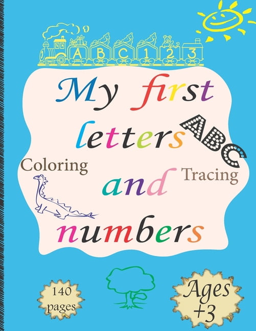 My First Letters And Numbers: First Learn to Write workbook. Practice ...