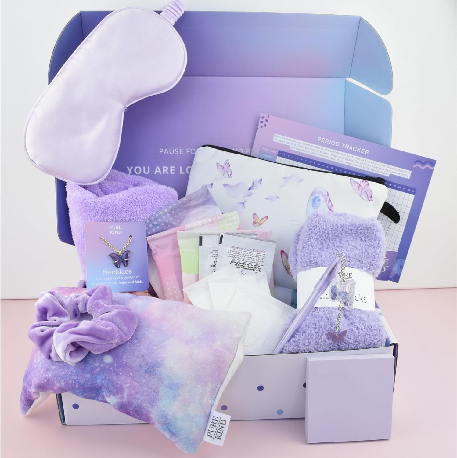 First Menstruation Gift Teen First Period Gift with Hair Towel ...