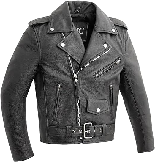 First Mfg Co - Cry Baby - Kid's Jacket - Leather - Black - 4 - Walmart.com