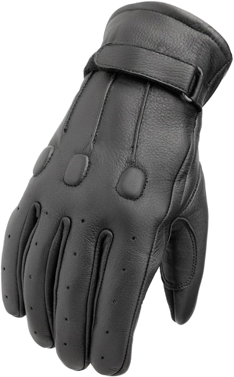 First Mfg Co - Fast Back - Men's Motorcycle Biker Riding Black Leather ...