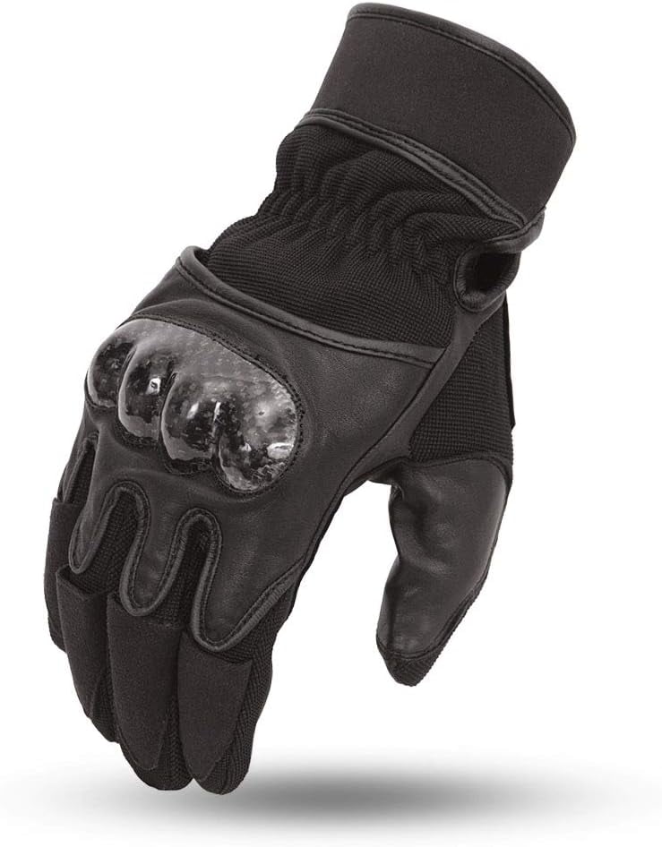 First Mfg Co - Hurricane - Men's Motorcycle Biker Riding Black Leather ...