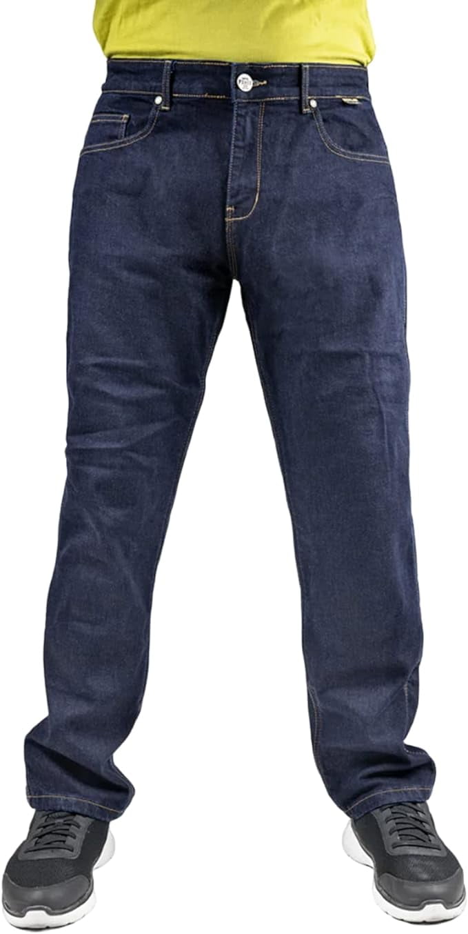 First Mfg Co - Interstate - Men's Motorcycle Jeans - Denim - Blue ...
