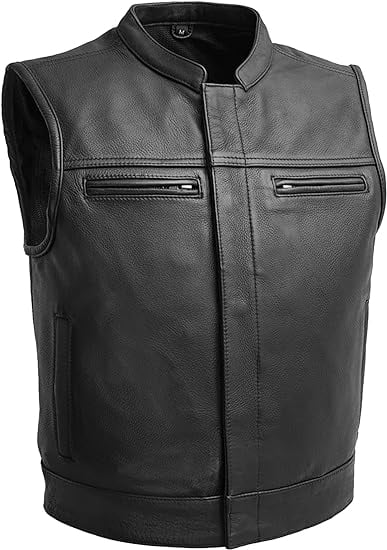 First Mfg Co - Lowrider - Men's Motorcycle Biker Riding Black Leather ...