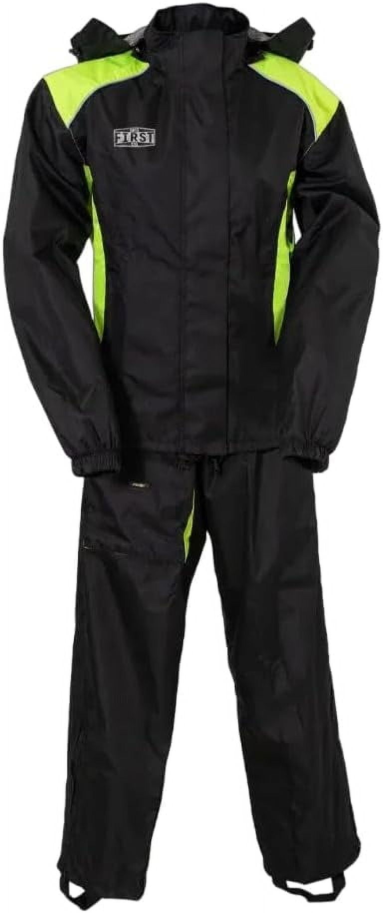 First Mfg Co - Rain Suit - Women's Motorcycle Biker Riding Rain Suit ...