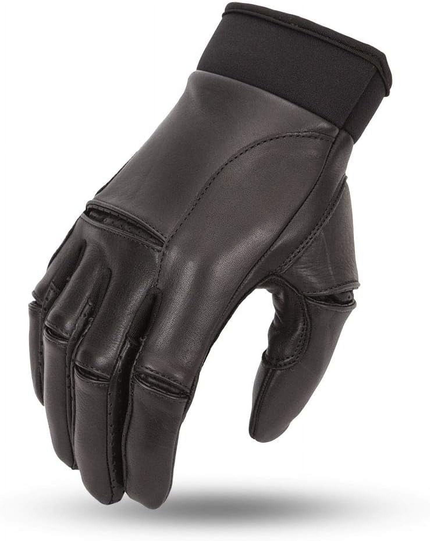 First Mfg Co - Raptorex - Men's Motorcycle Biker Riding Black Leather ...