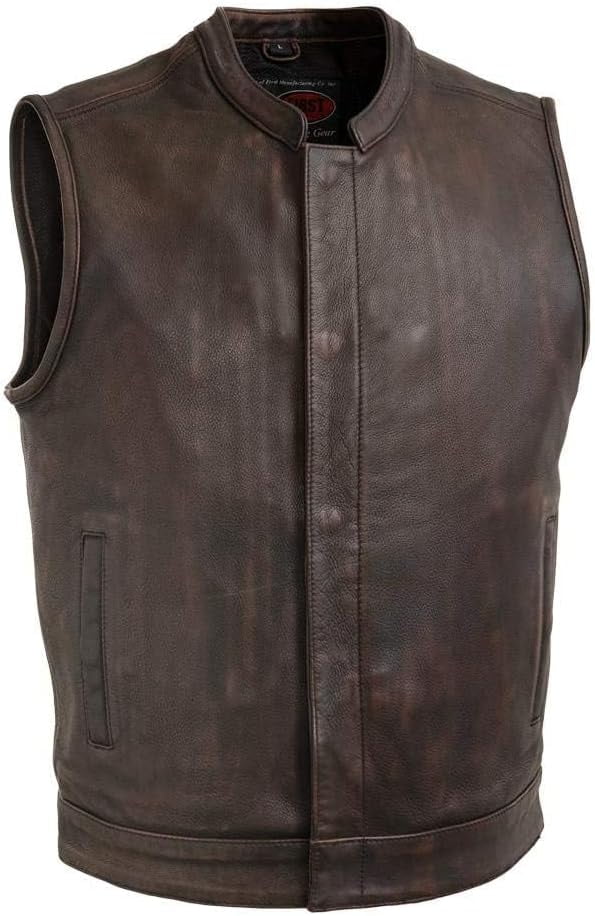 First Mfg Co - Top Rocker - Men's Motorcycle Biker Riding Copper ...