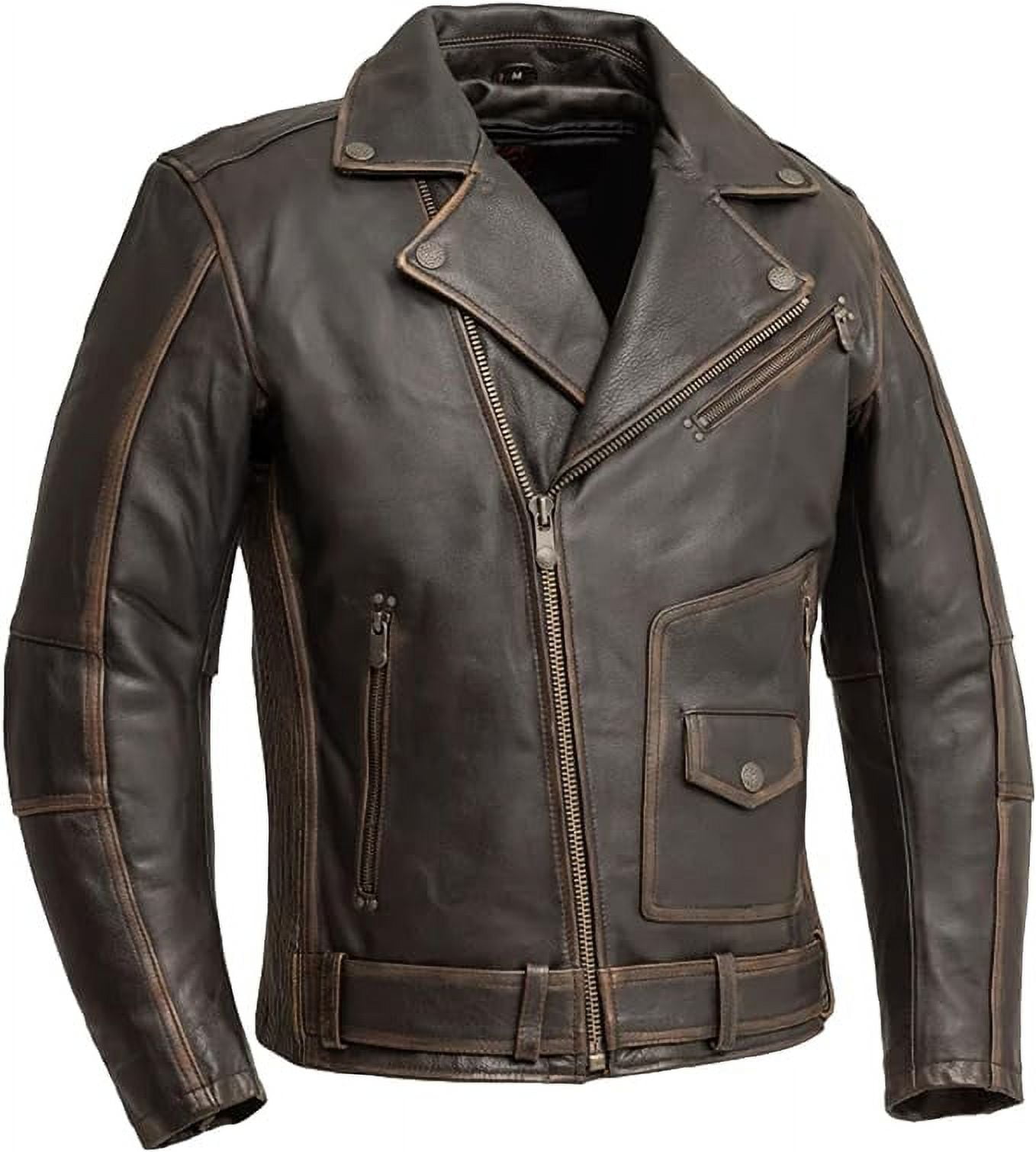 First Mfg Co - Wrath - Men's Motorcycle Biker Riding Brown Beige ...