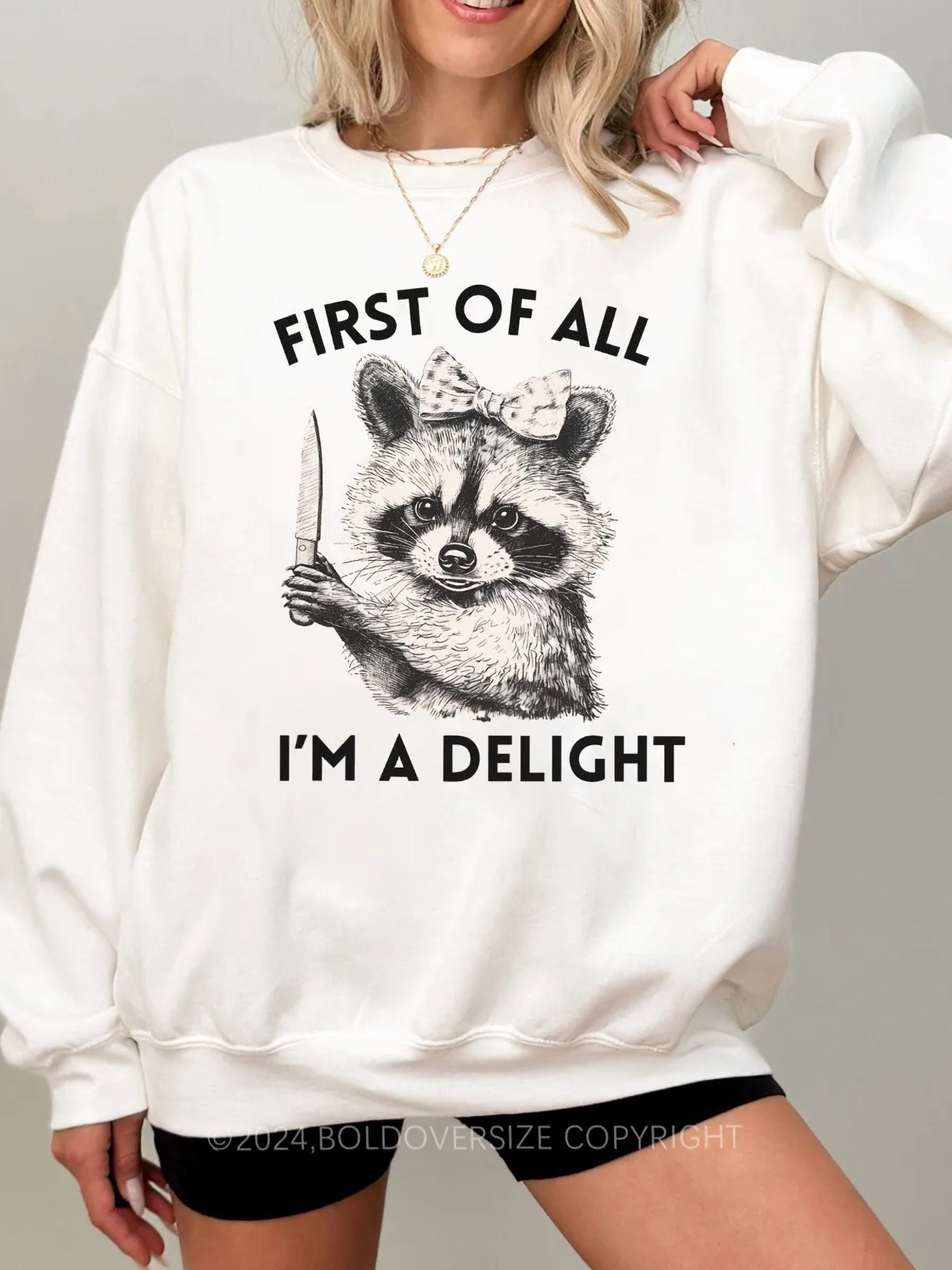 First Of All I'M A Delight T-Shirt - Walmart.com