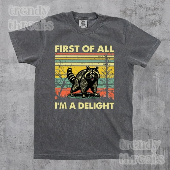 First Of All Im A Delight T-shirts, Funny Opossum Graphic Shirt, Possum ...
