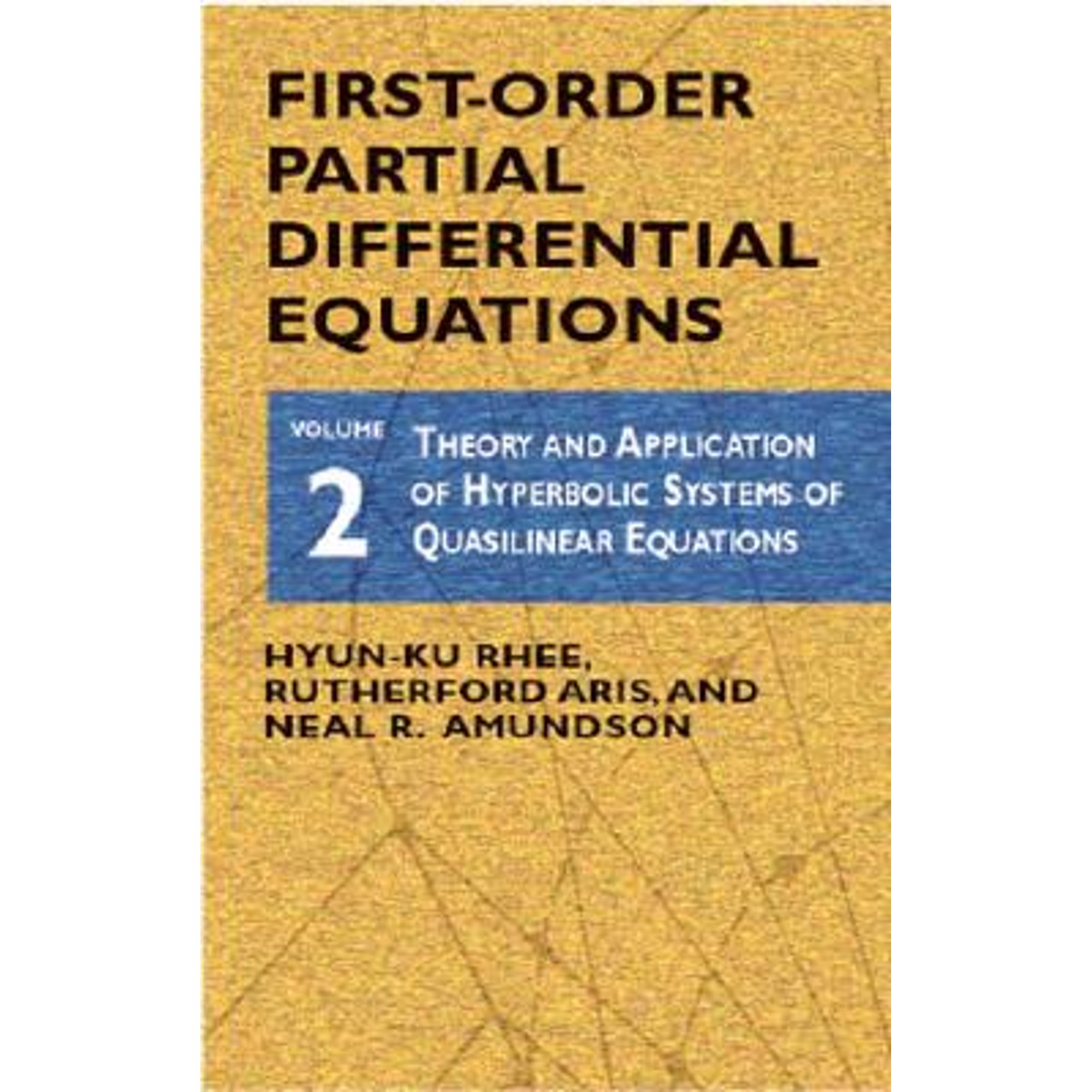 Pre-Owned First-Order Partial Differential Equations, Vol. 2 (Paperback 9780486419947) by Hyun ...