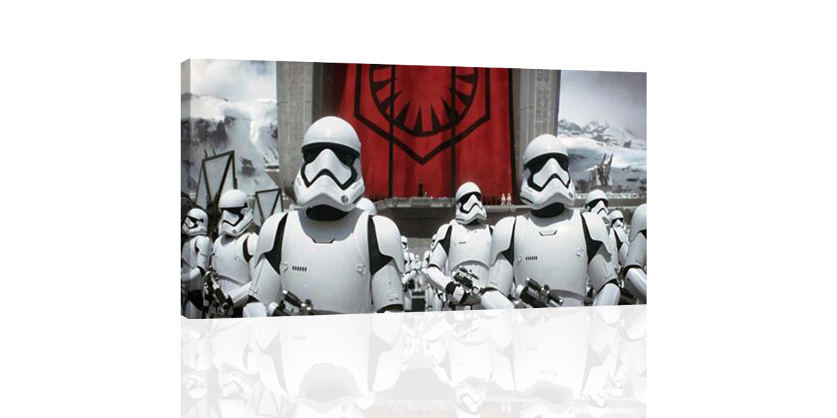First Order Troopers Star Wars - Canvas OR Print Wall Art - Walmart.com