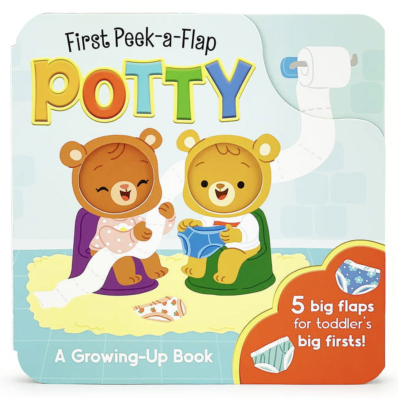 First Peek-A-Flap: Potty (First Peek-A-Flap) (Board Book) - Walmart.com