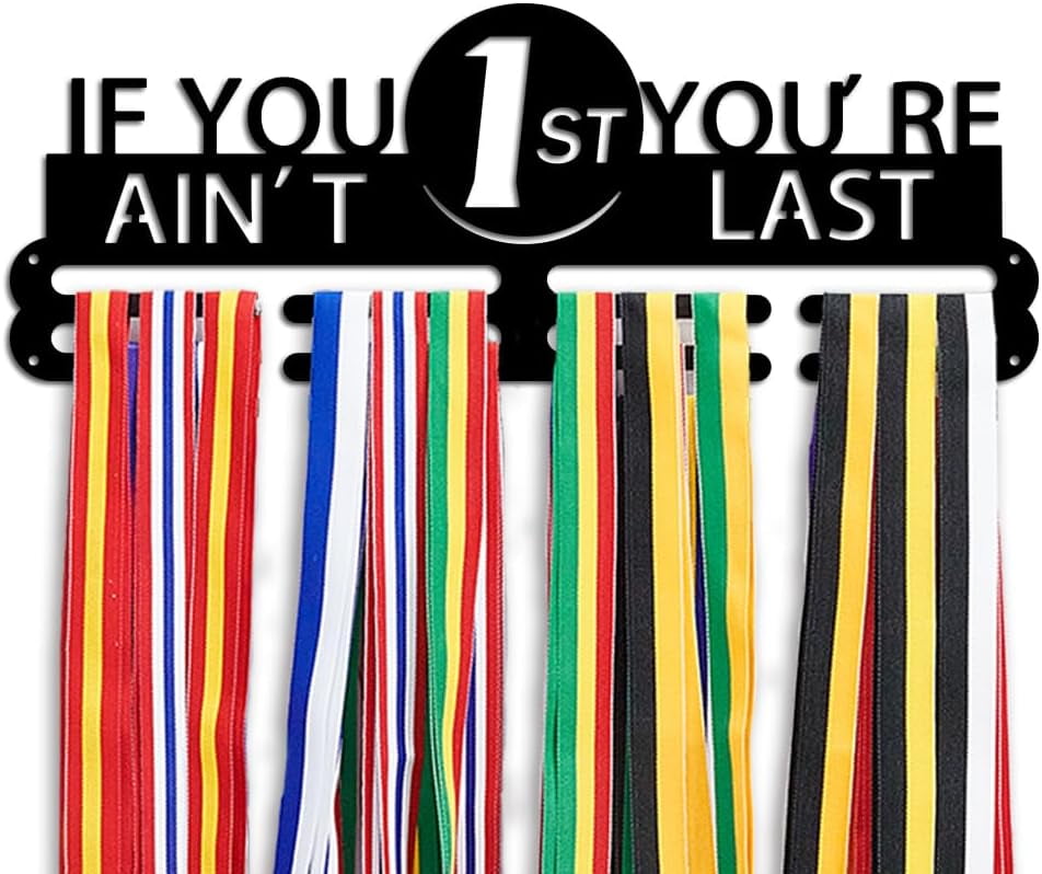 First Place Medal Holder Display Word Medal Hanger Tiered Award Ribbon ...