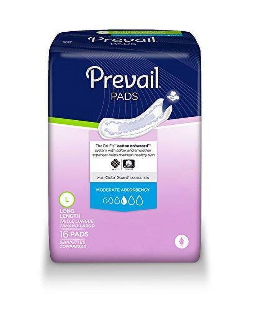 First Quality-Prevail Bladder Control Pads Case, 144 Count - Walmart.com