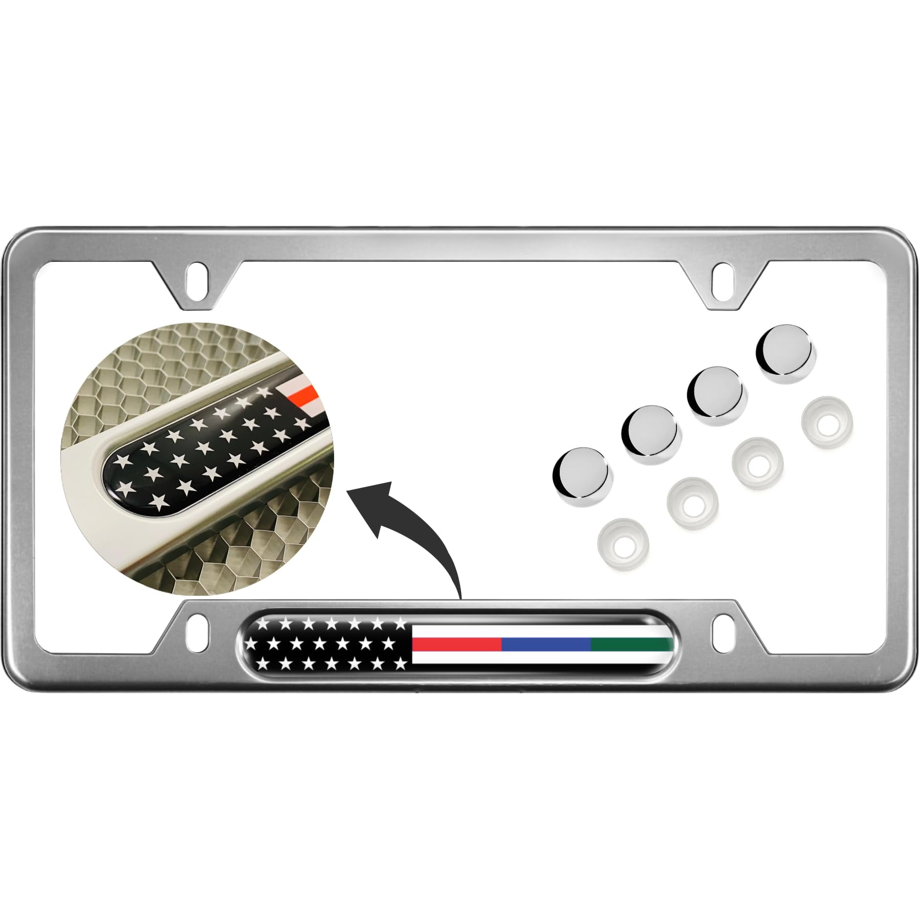 First Responders - USA Patriotic Anodized Aluminum Car License Plate ...
