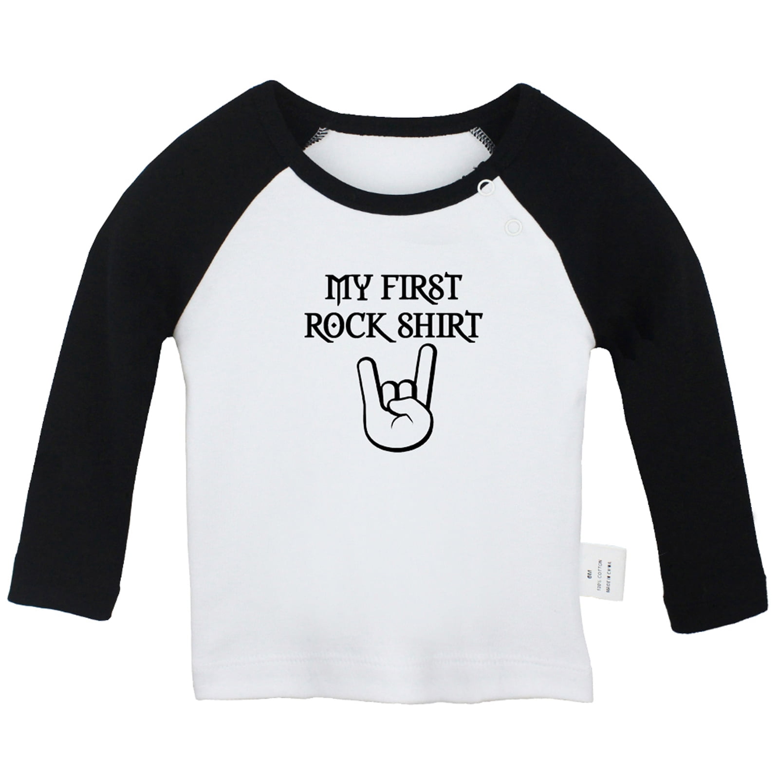 My First Rock Shirt Funny T shirt For Baby, Newborn Babies T-shirts ...