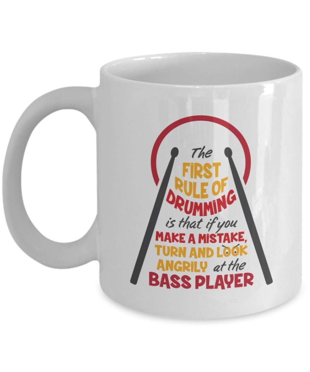 The First Rule Of Drumming Is That If You Make A Mistake, Turn And Look ...
