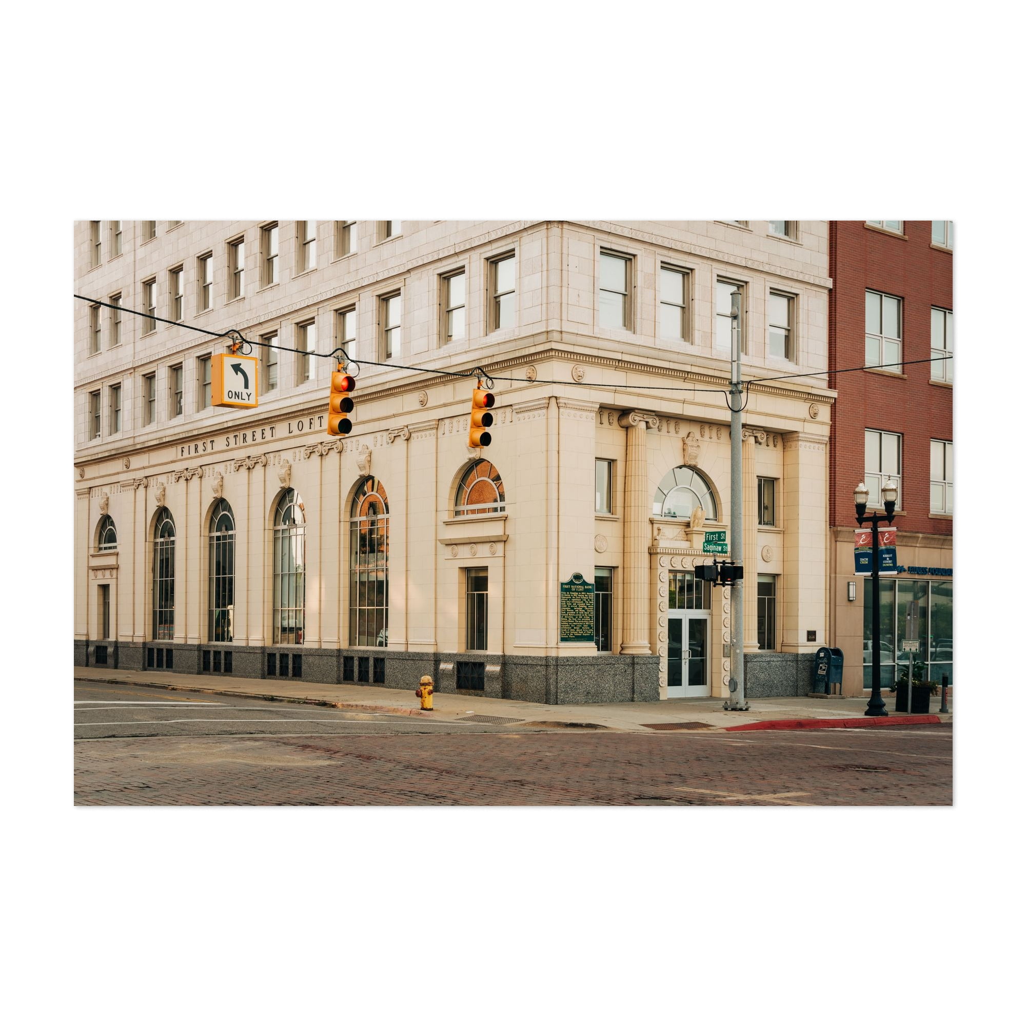 First Street Lofts, Flint - Flint Michigan Photography Unframed Wall ...