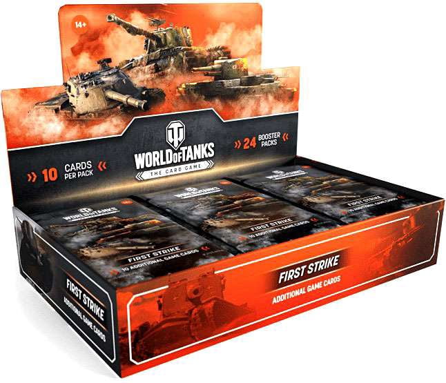 Archon Studio World of Tanks Card Game - First Strike Booster Box (24 ...