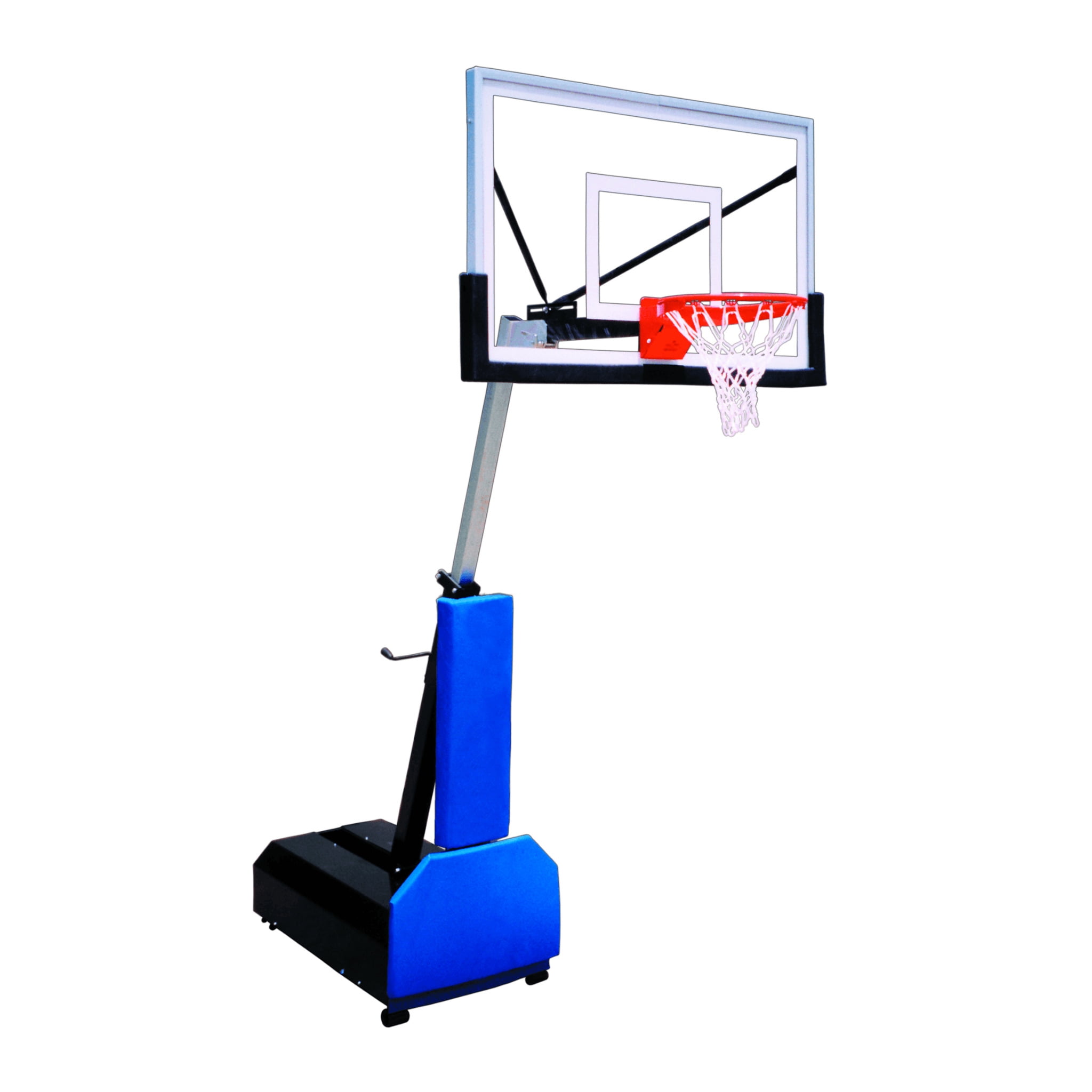 First Team Fury Portable Basketball Goal - 36" X 54" Acrylic - Walmart.com