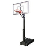 First Team OmniChamp Nitro Steel-Glass-HDPE Portable Basketball System44; Black - Walmart.com