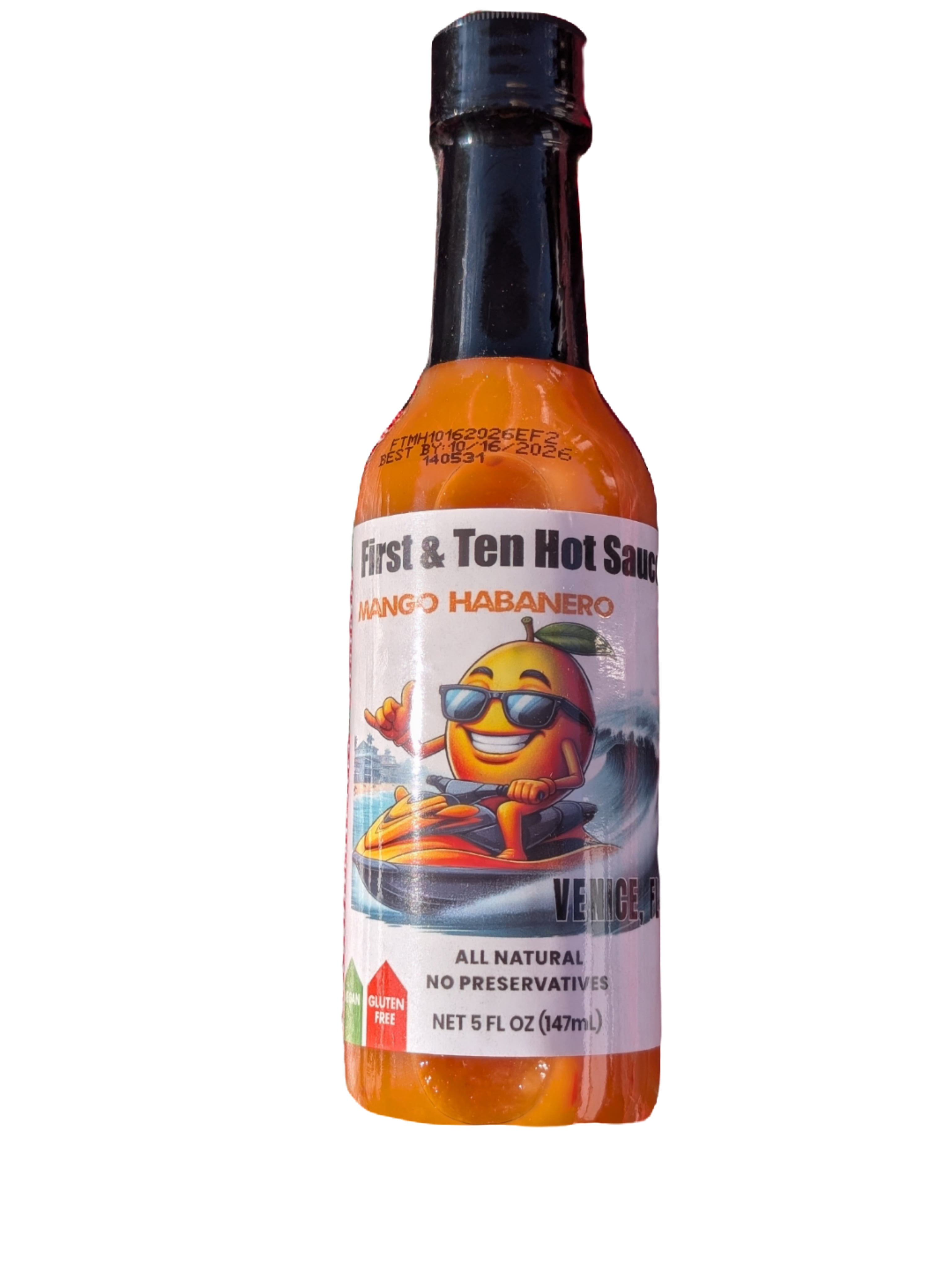 First & Ten Hot Sauce - Mango Habanero - Walmart.com