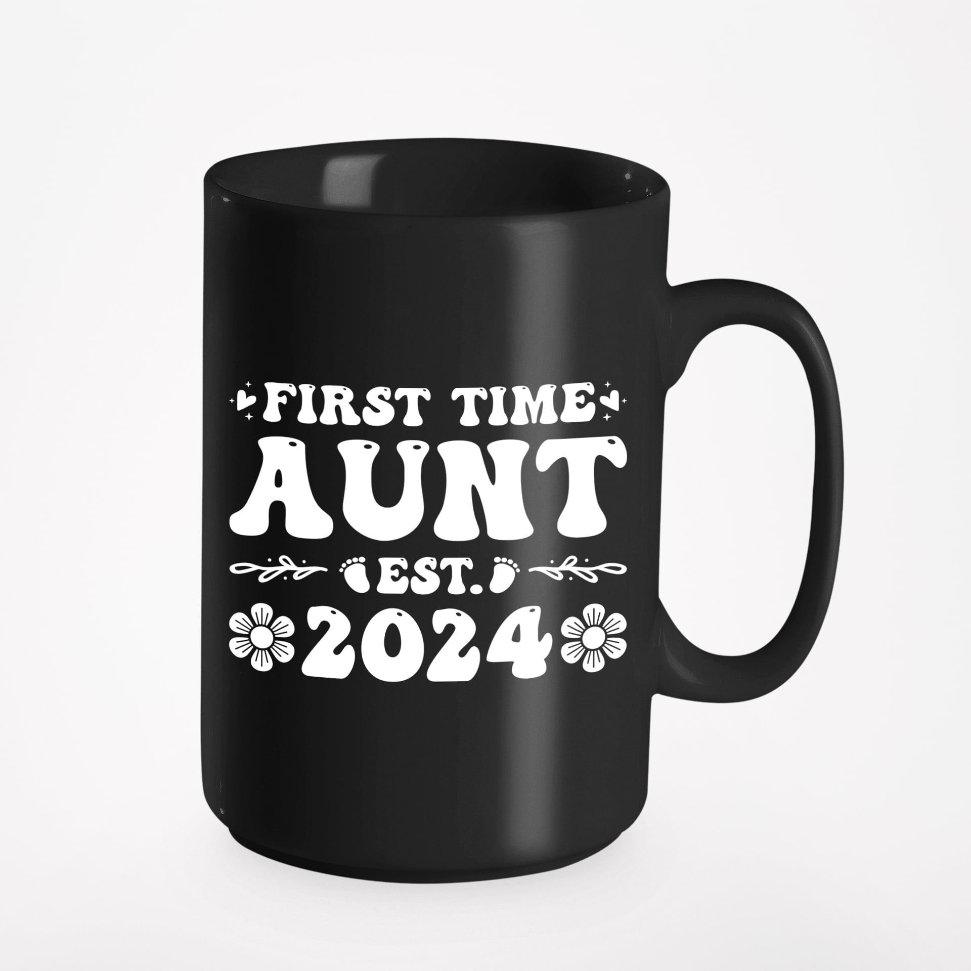 First Time Aunt Est. 2024 - New Auntie, Gender Reveal Party, Baby ...