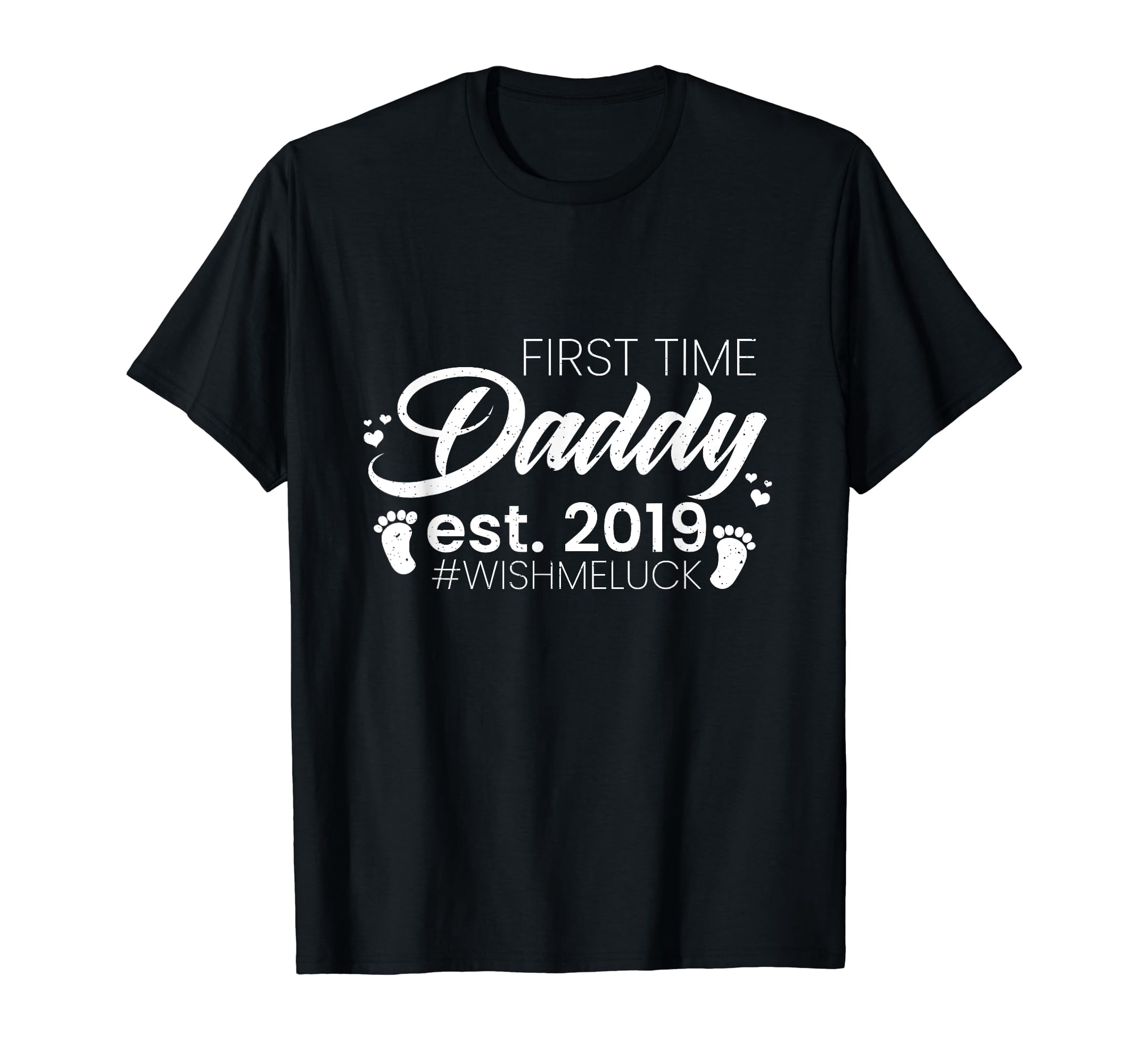 First Time Daddy Established 2019 Funny New Dad Humor T-Shirt - Walmart.com