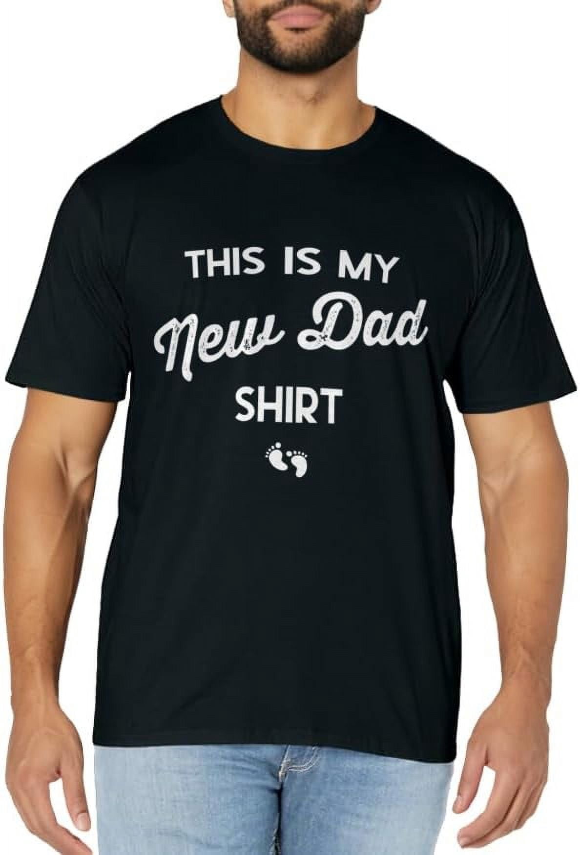 First Time Father Gifts Expecting This Is My New Dad Shirt T-Shirt ...