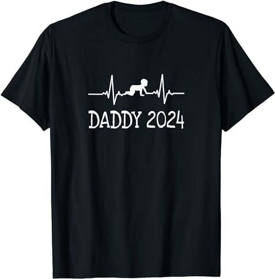 First Time Father Gifts, New Dad Shirts Expecting Daddy 2024 T-Shirt ...