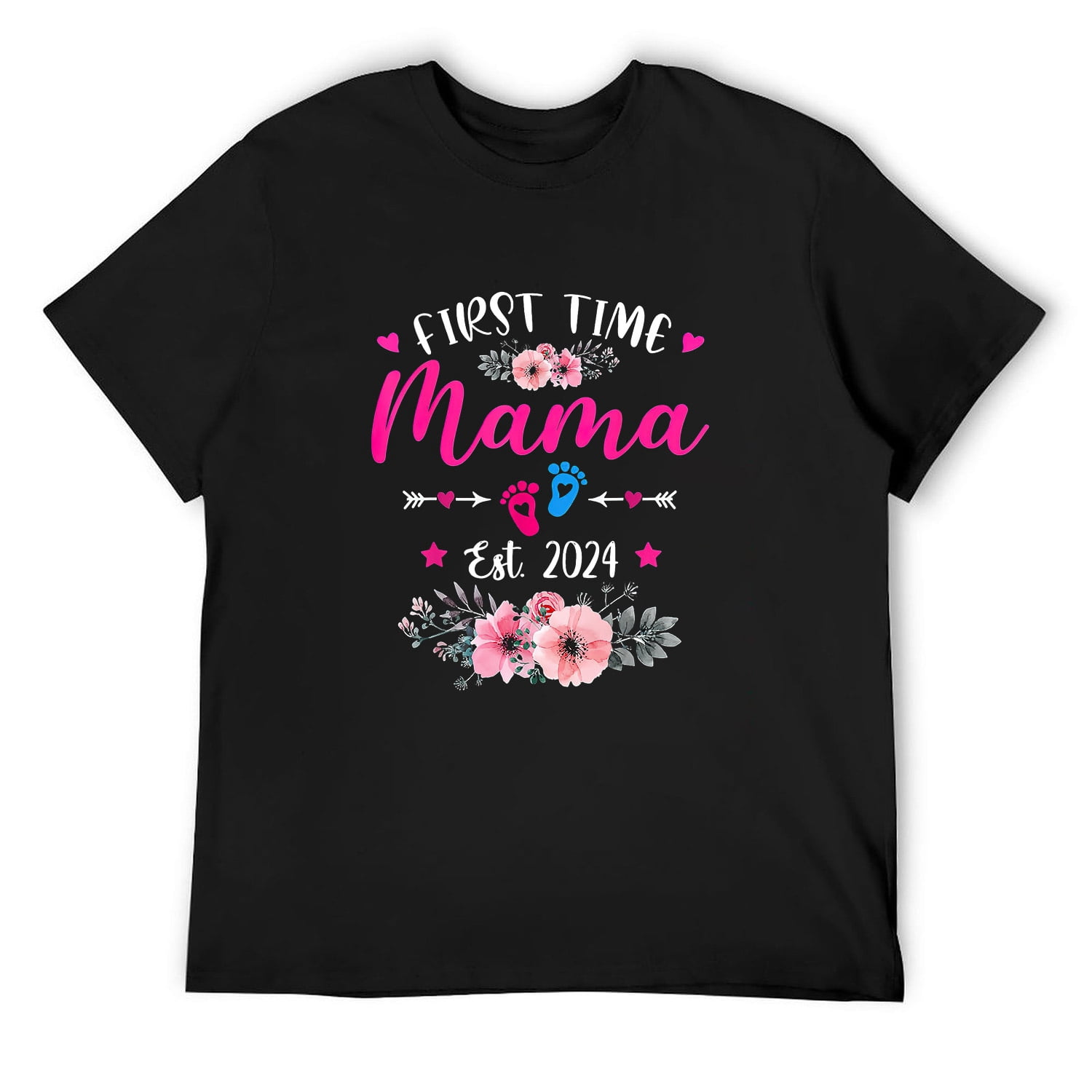 First Time Mama 2024 Mother's Day Soon To Be Mom Pregnancy T-Shirt ...