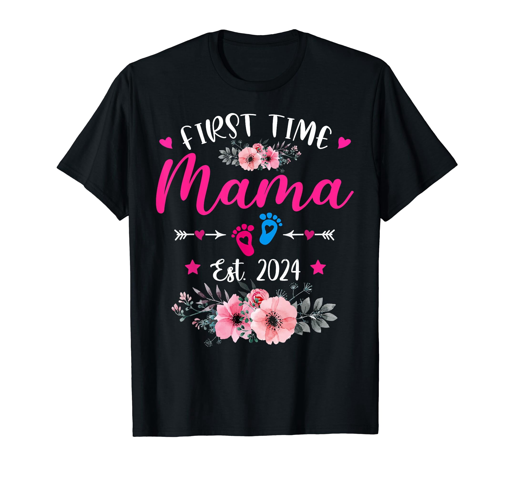 First Time Mama 2024 Mother's Day Soon To Be Mom Pregnancy T-Shirt ...