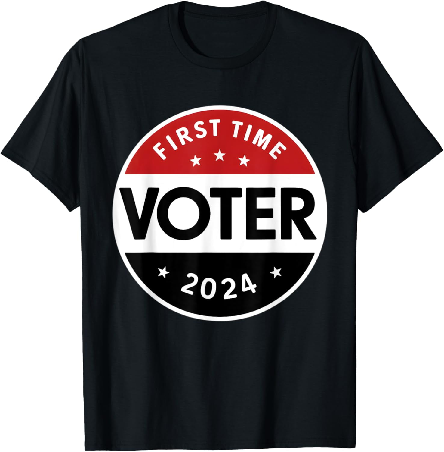 First Time Voter 2024 Vote USA Election T-Shirt - Walmart.com