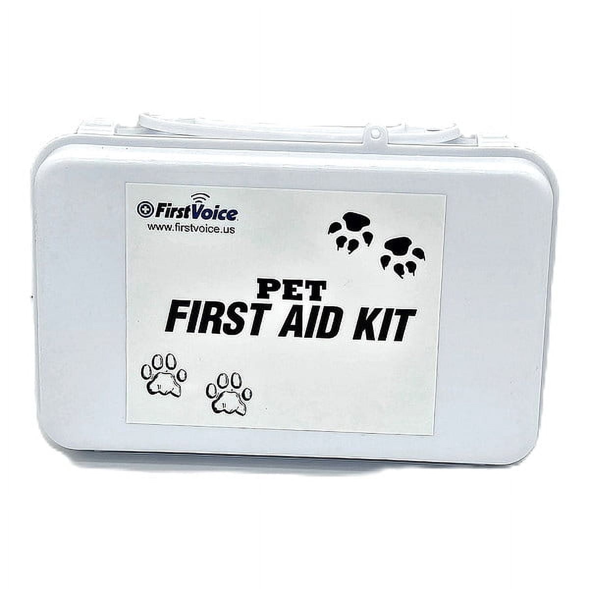 First Voice First Aid Kit w/House,65pcs,9x6",WHT PET02 - Walmart ...