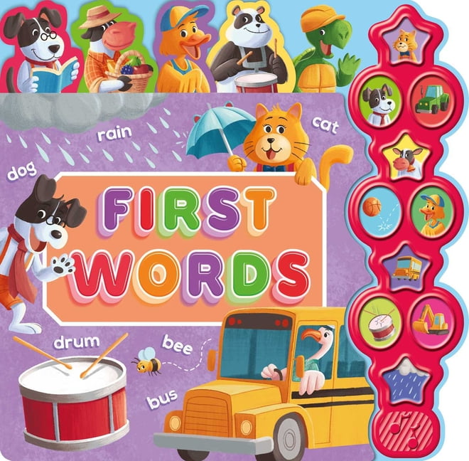 First Words: Early Learning Sound Book for Toddlers & Babies with 10 ...