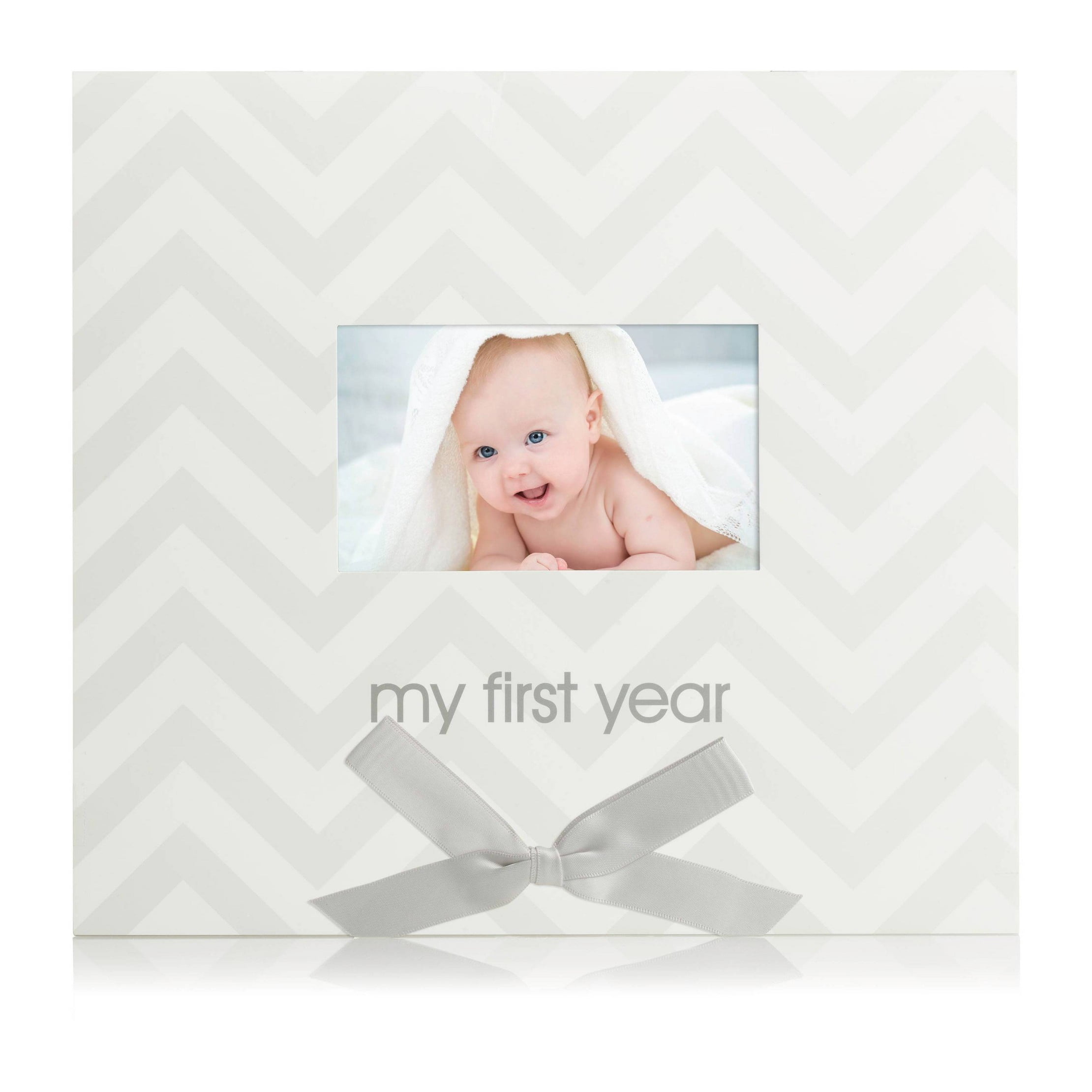First Year Calendar - Gray Chevron - Walmart.com