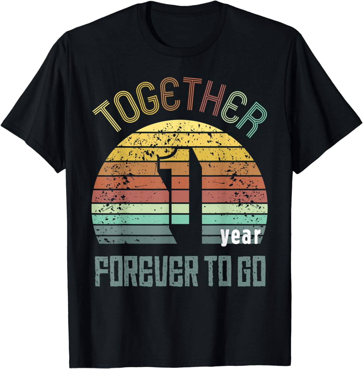 First Year Wedding Anniversary Gifts For Couples Wishes Team T-Shirt ...