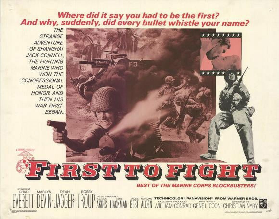 First to Fight - movie POSTER (Style A) (11" x 14") (1967) - Walmart.com