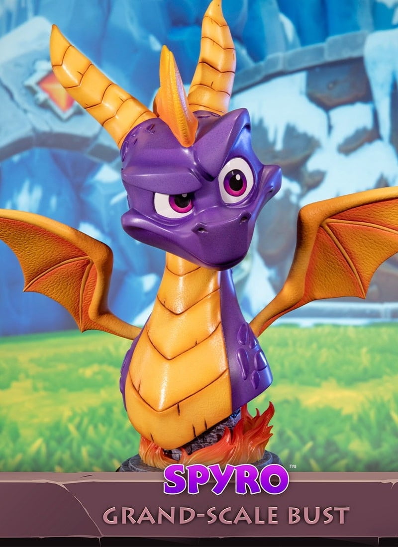 First4Figures Spyro: Spyro Grand-Scale Resin Bust - Walmart.com