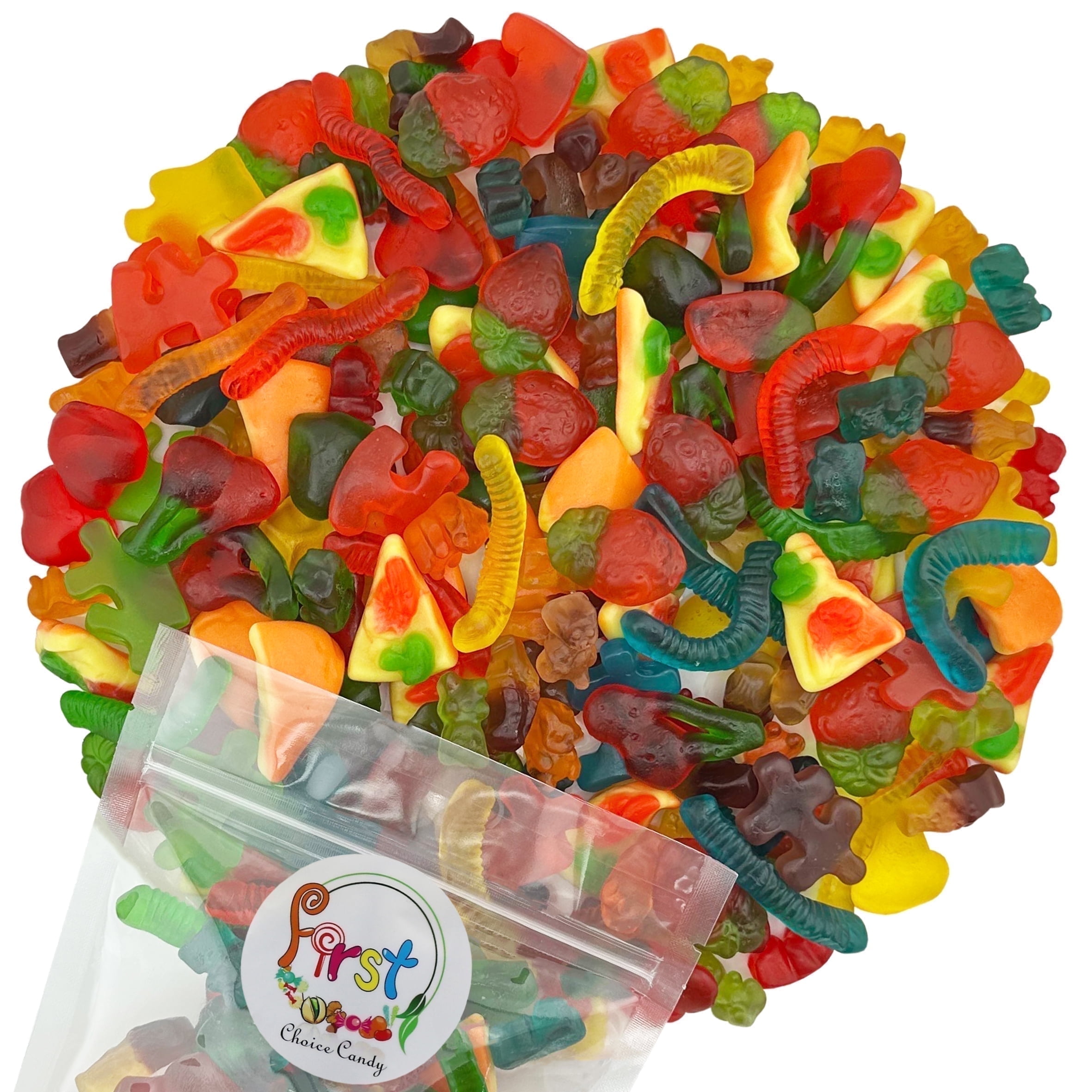 FirstChoiceCandy Assorted Sweet Mix Gummies ,Sweet & Juicy Gummies - 5 ...