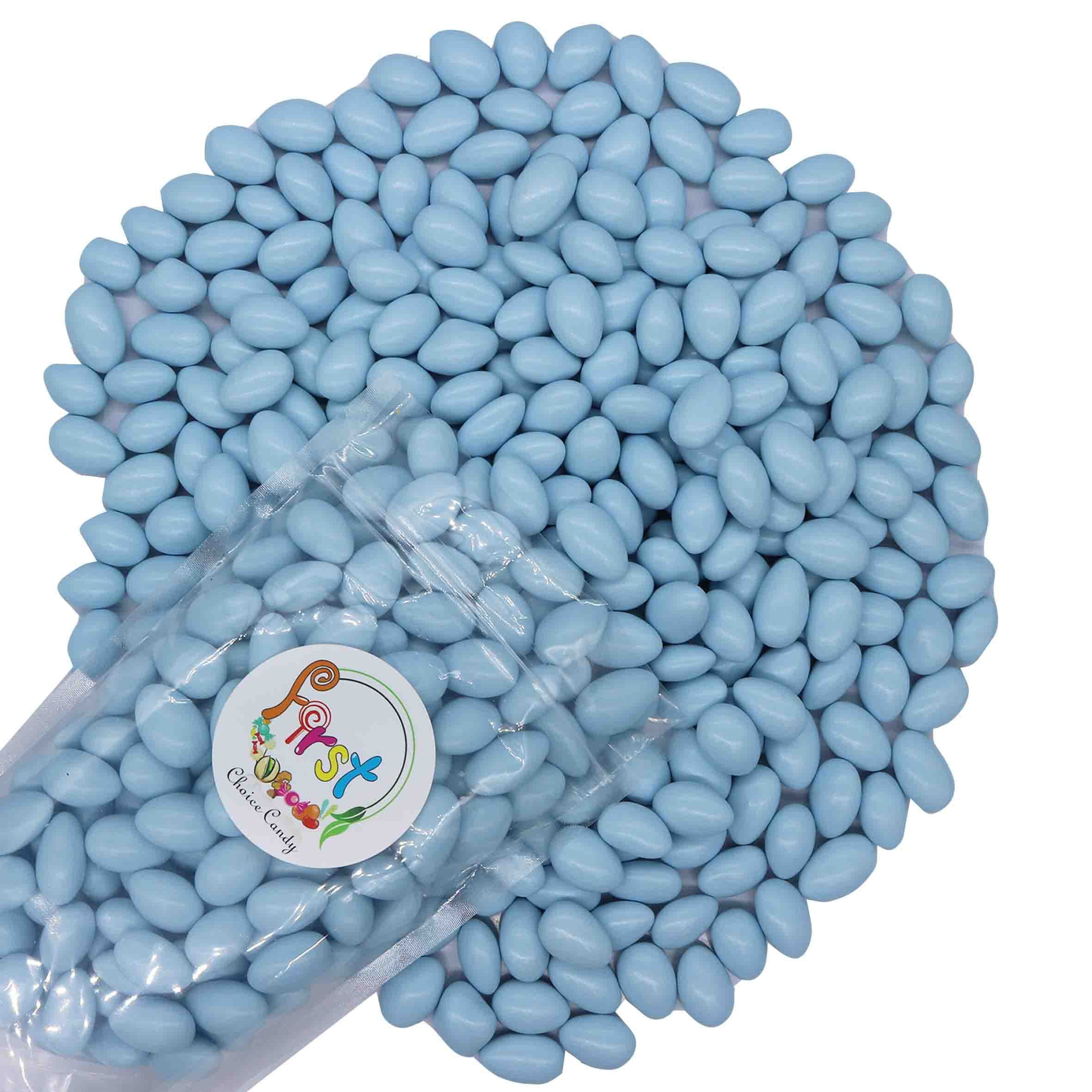 FirstChoiceCandy Baby Blue Jordan Almonds 1 Pound Resealable Bag ...