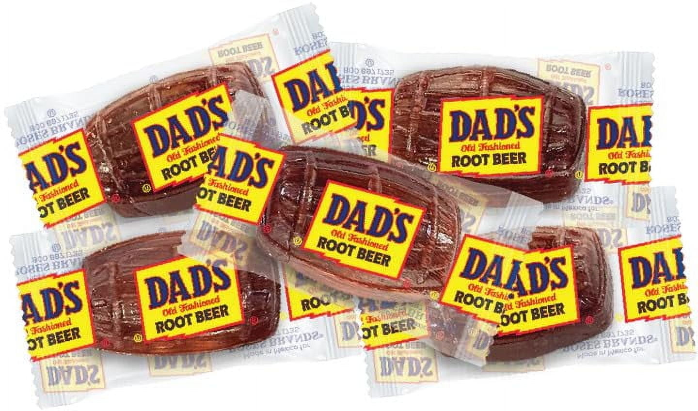 FirstChoiceCandy Dad's Root Beer Barrels Hard Candy, Individually ...